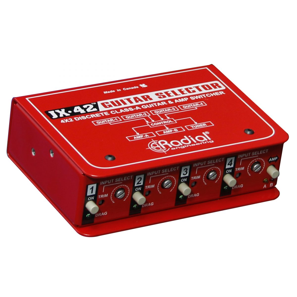 RADIAL ENGINEERING JX42 GUITAR SELECTOR - Mixdown Magazine