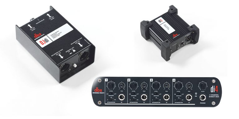 dbx Launches New High-Performance Di Boxes - Mixdown Magazine