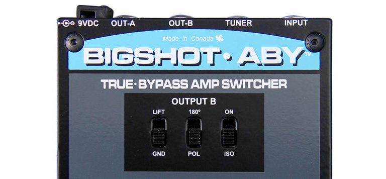 Effortlessly Switch Between Amps On Stage With The Tonebone BigShot ABY ...