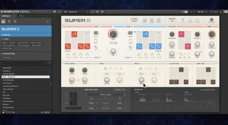 Native Instruments launches Super 8 virtual analogue synthesiser - Mixdown Magazine