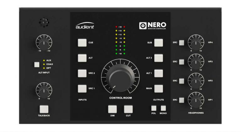 Reviewed: Audient Nero Monitor Controller - Mixdown Magazine