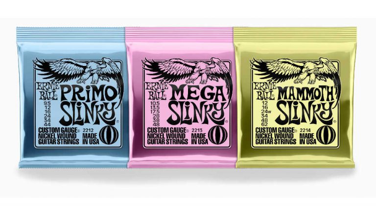 Reviewed: Ernie Ball Primo, Mega and Mammoth Slinky Strings - Mixdown ...