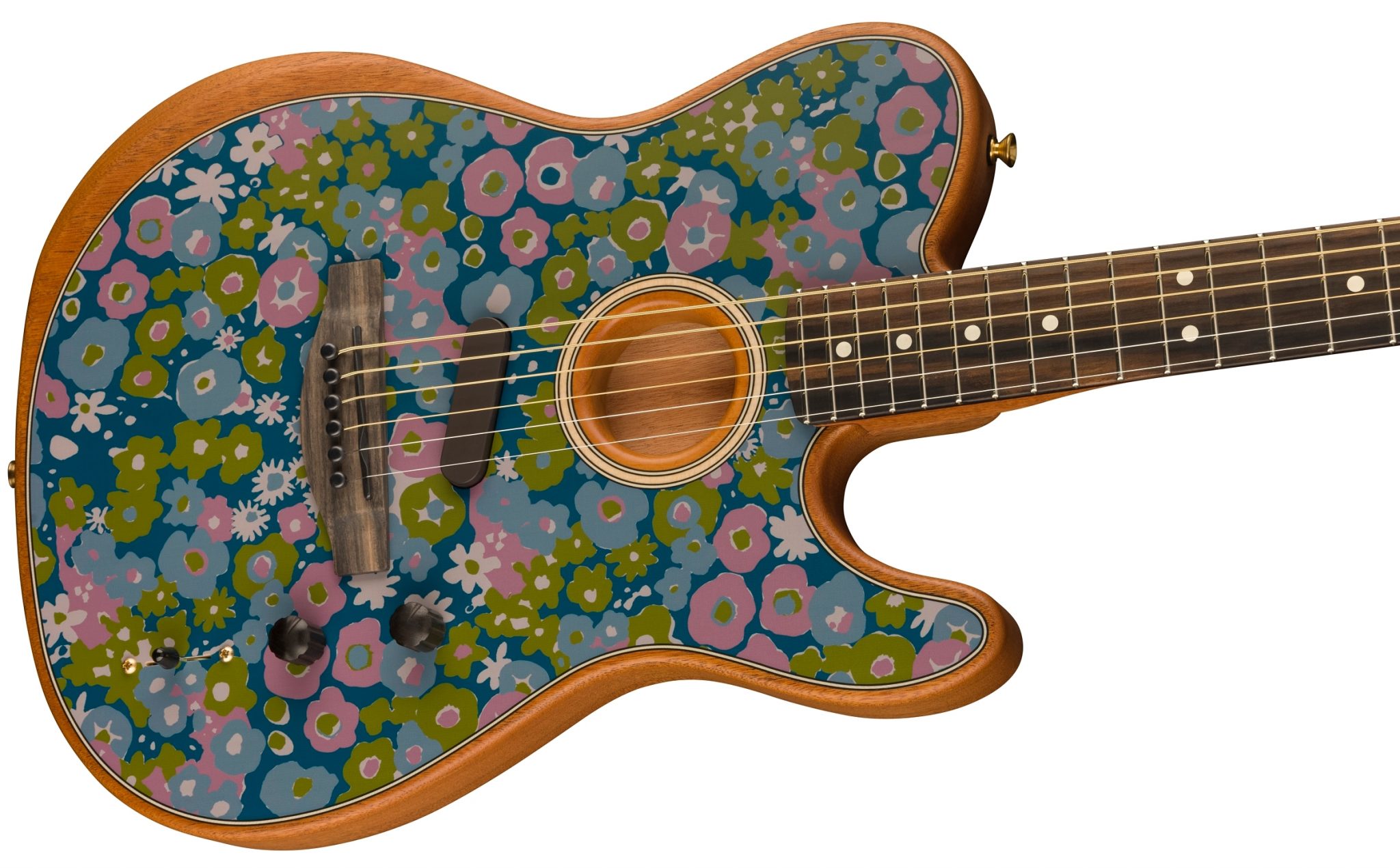 Review: Fender American Acoustasonic Telecaster Blue Flower