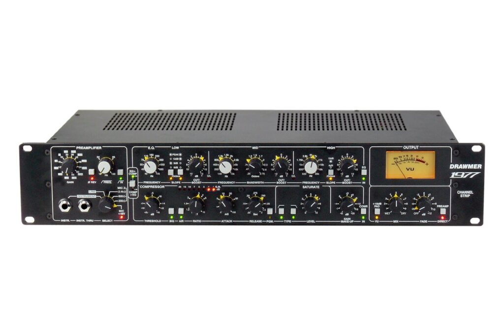 Drawmer launch 1977 channel strip - Mixdown Magazine