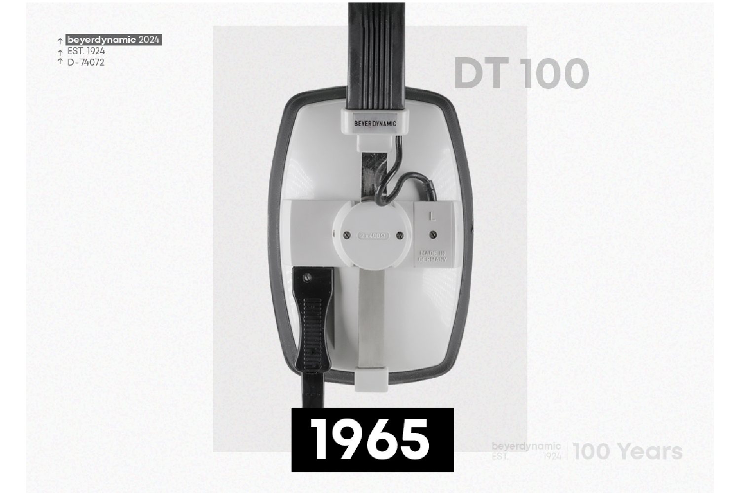 One hundred years of beyerdynamic: a reverse history