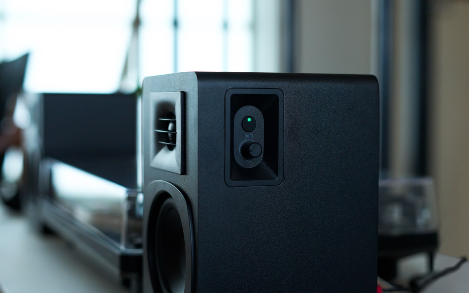 The new Audio-Technica powered AT-SP3X bookshelf speaker