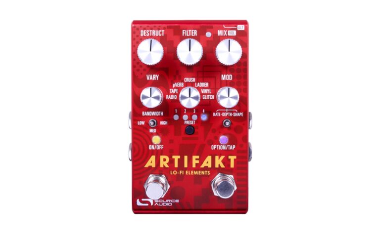 Source Audio announce Artifakt Lo-fi Elements pedal