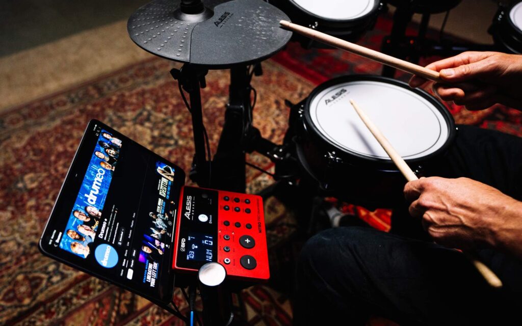 Alesis Nitro Pro Electronic Drum Kit For Intermediate To Advanced Players Alesis Nitro Pro Electronic Drum Kit For Intermediate To Advanced Players