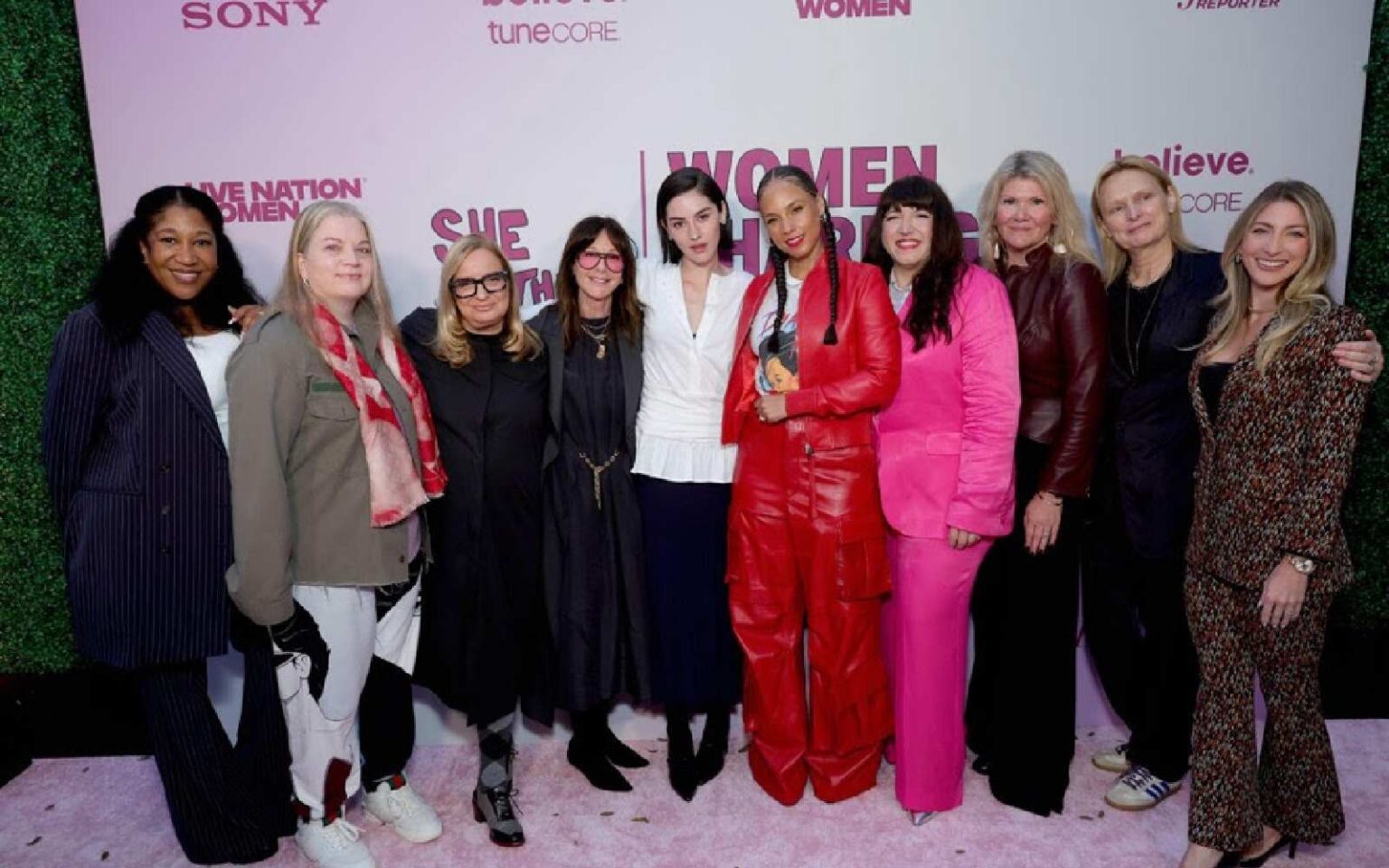 Alicia Keys honours Gracie Abrams at Women Sharing The Spotlight event