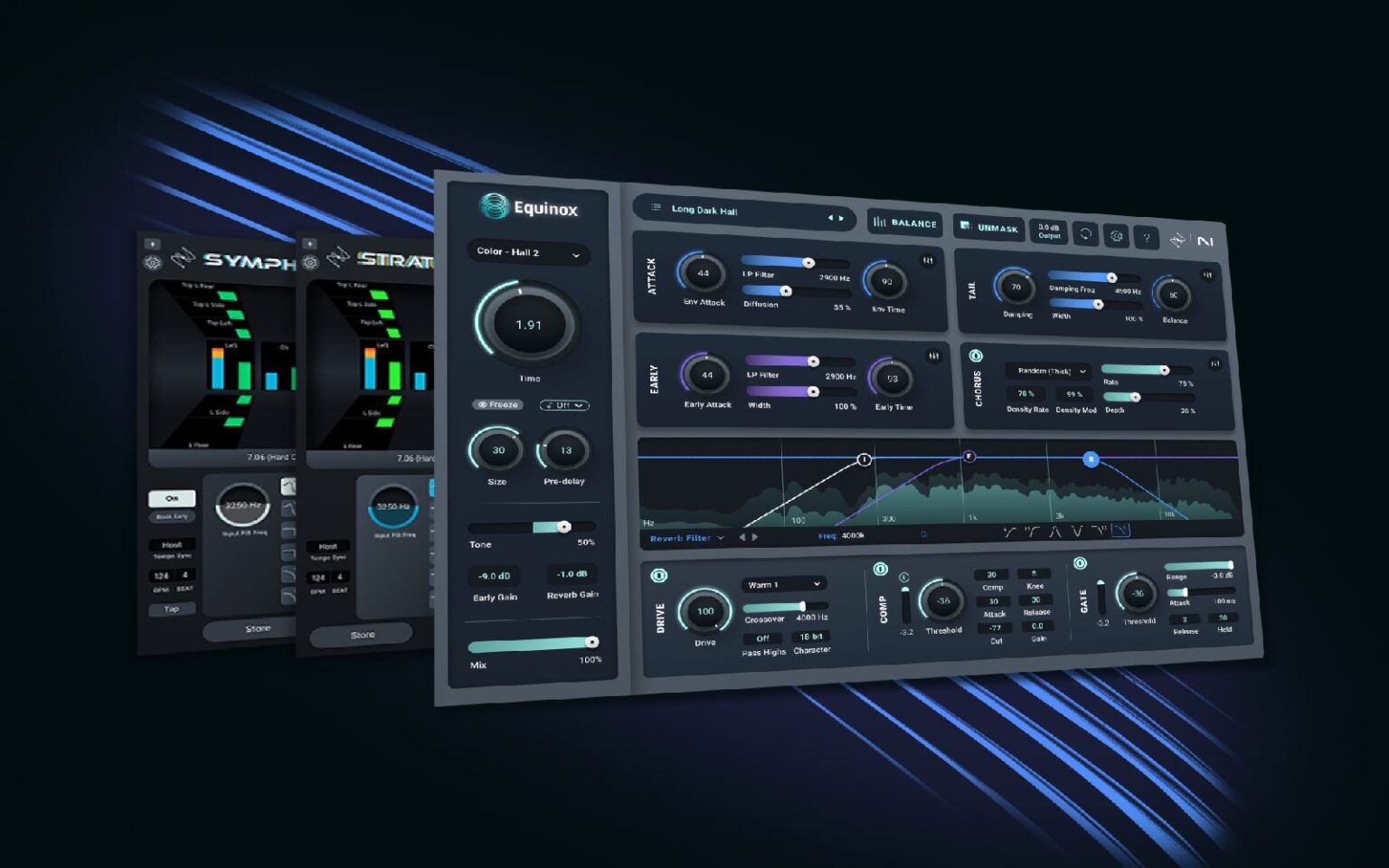 iZotope Equinox, a reverb plugin for Post and Music production