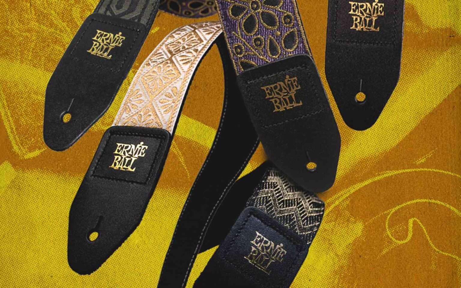 Ernie Ball shipping new Jacquard straps
